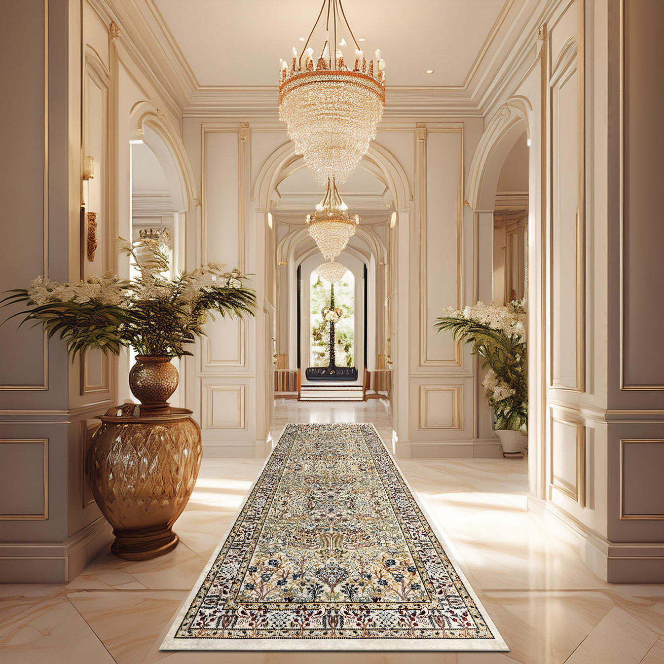 Crinum Area Rug, Washable Rugs, Home Decor Rugs, Living Room Rugs, Kitchen Rugs, Bedroom Rugs ...