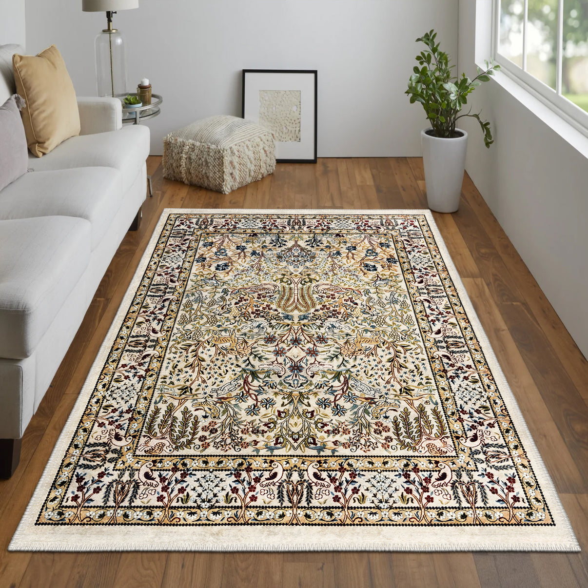 Crinum Area Rug, Washable Rugs, Home Decor Rugs, Living Room Rugs, Kitchen Rugs, Bedroom Rugs ...